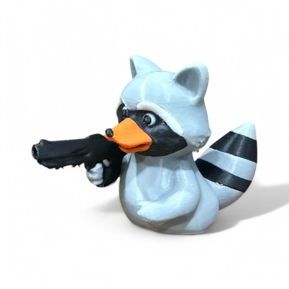 Rocket Raccoon Duck Galactic | MyJeepDuck Dashboard Decor Duck Gift ...